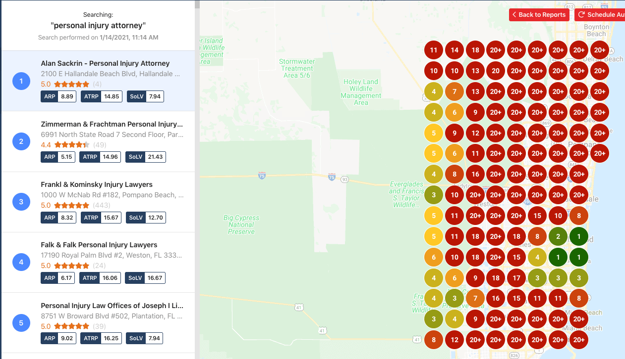 Using Local Falcon to Track Local Law Firm SEO Results